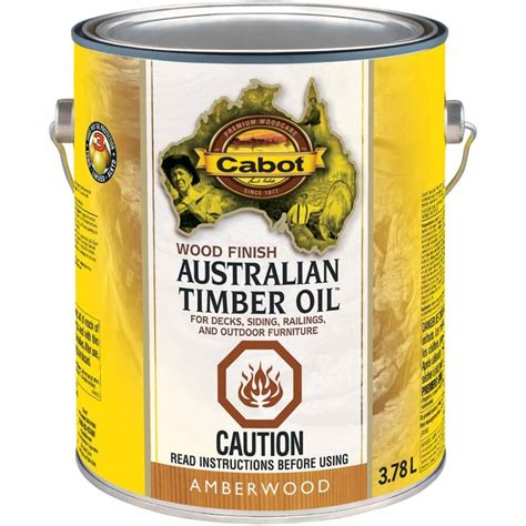 Cabot Wood Finish Australian Timber Oil Stain Home Hardware