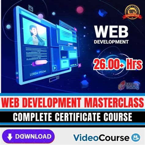 Web Development Masterclass Complete Certificate Course Expert Training