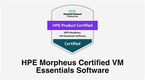 Hpe Morpheus Vm Essentials Software 0001212805 Lai