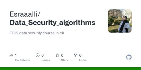 GitHub Esraaalli Data Security Algorithms FCIS Data Security Course In C