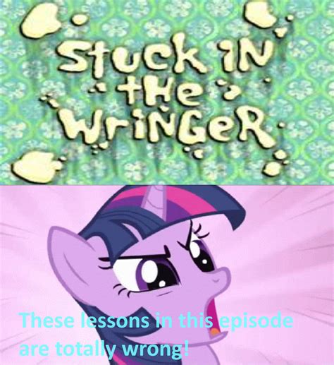 Twilight Sparkle Angry At Stuck In The Wringer By Disneyponyfan On
