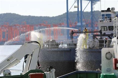 창원해경 등 민·관·군 유해화학물질 방제훈련 ‘함께