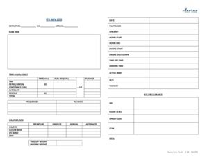 Fillable Online Aeolus IFR NAV LOG Aeolus Fax Email Print