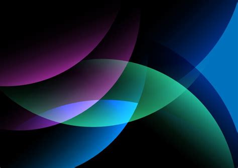 Abstract Blue Light Circle Background Royalty Free Vector