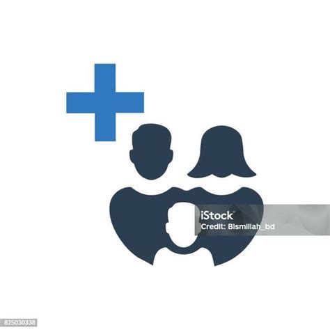Ikon Perawatan Kesehatan Keluarga Ilustrasi Stok Unduh Gambar