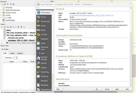 Imported Csv Files From Fieldmove And Qgis Only Displayed As Lists