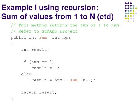 PPT Recursion PowerPoint Presentation Free Download ID
