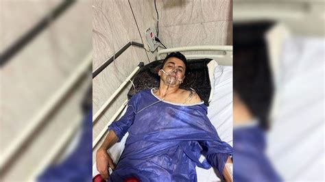 سقوط وحشتناک بازیکن سابق استقلال مهدی امیرآبادی در بیمارستان بستری شد