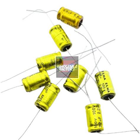Non Polar Capacitor For Tweeter 50v 100v 2 2uf 3 3uf 4 7uf 6 8uf Shopee Philippines