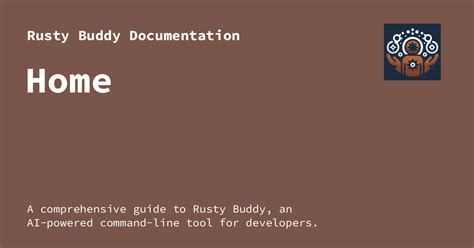 Rusty Buddy Documentation
