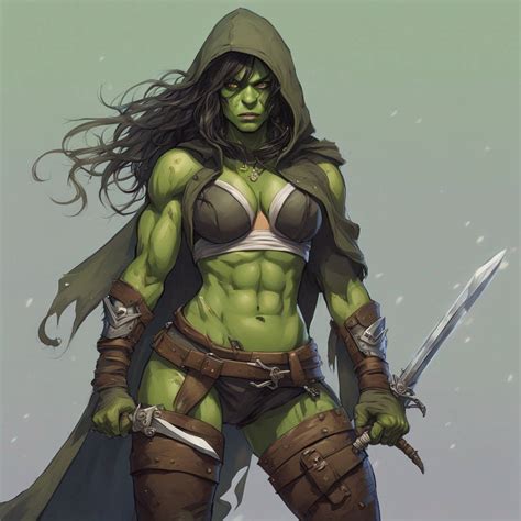 Orc Female Assassin By Bamitale22 On Deviantart