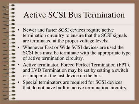 PPT The SCSI Interface PowerPoint Presentation Free Download ID