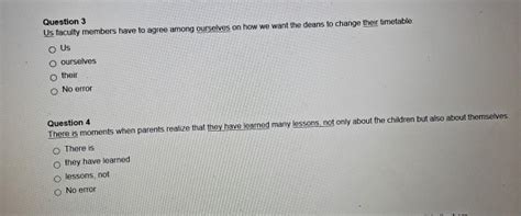 Solved If Any Of The Underlined Segments Has An Error