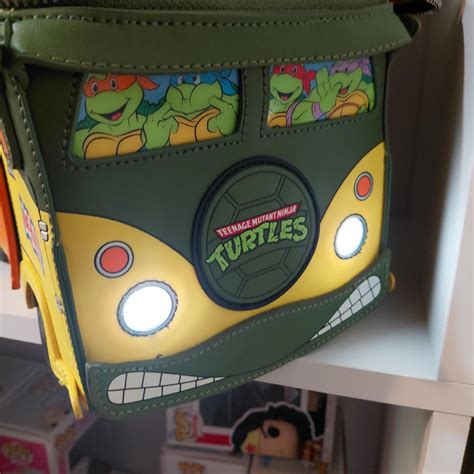 Tmnt Lights Up Loungefly Crossbody Comes With Depop
