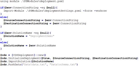 A PowerShell Script To Import Export Solutions And Data It Ain T Boring