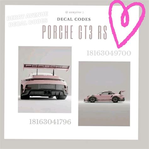 Berry Avenue Decal Codes