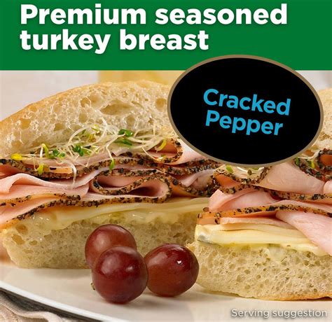 Hormel Smart Label Jennie O Premium Seasoned Cracked Pepper Turkey