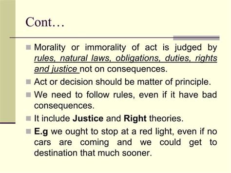 Consequentialist And Non Consequentialist Theory Ppt