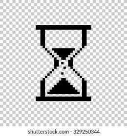 Pixel Sand Clock Cursor Vector Icon Stock Vector Royalty Free