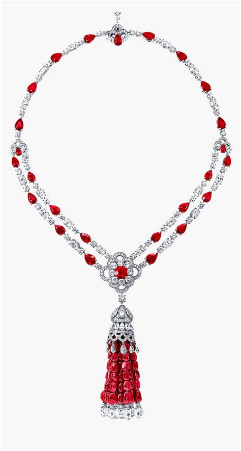 Gorgeous Graff Ruby Diamond Necklace