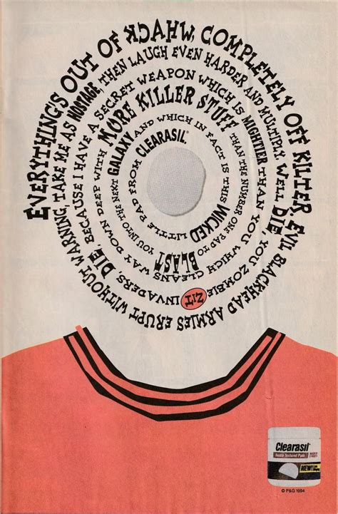 “everythings Out Of Whack” Clearasil Ad Clearasil Everything Ads