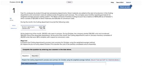 Solved Problem 20 3a Savec Help Save And Exit Submit Check My