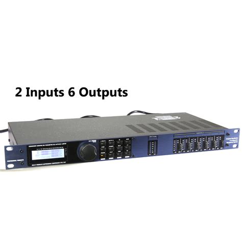 audio speaker management processor d260 professional 2 input 6 output