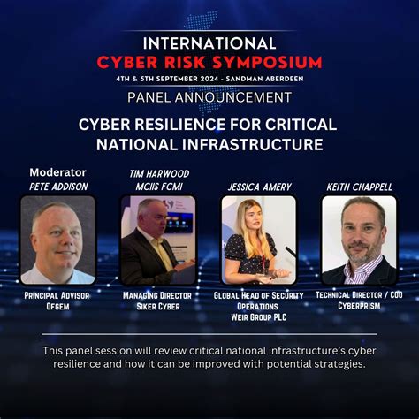 Cyberprism On Linkedin Join The International Osp Cyber Academy Cyber Risk Symposium Where…