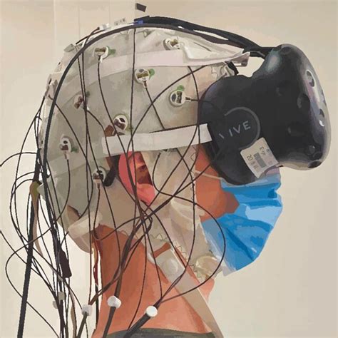 Set Up Of The Eeg Recording And Vr System On The Participant The Download Scientific Diagram