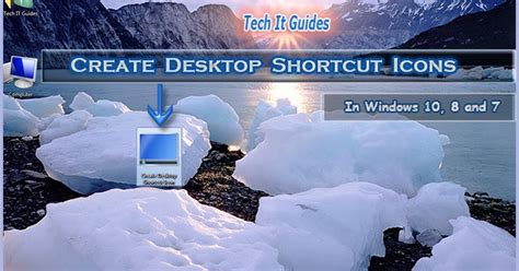 Create Windows Desktop Shortcut For Any Program File Folder