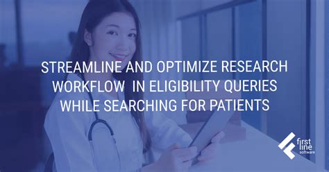 Workflow Optimization In In Eligibility Queries For Patients Search