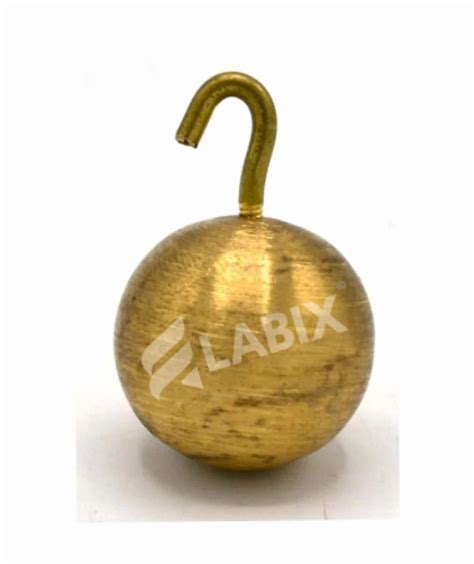 Bob With Hook Used In Simple Pendulum Experiment Brass Dia 12mm At ₹ 44 Piece ब्रास पेंडुलम