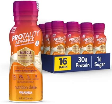 Protality Vanilla Nutrition Shake 30g Protein 1g Sugar