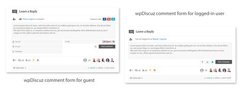 comment forms wpdiscuz wordpress comment plugin