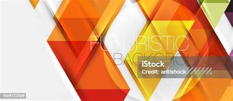 삼각형 기하학적 현대 비즈니스 프리 젠 테이 션 디자인 서식 파일 어떤 배경에 대 한 추상 패턴 0명에 대한 스톡 벡터 아트 및