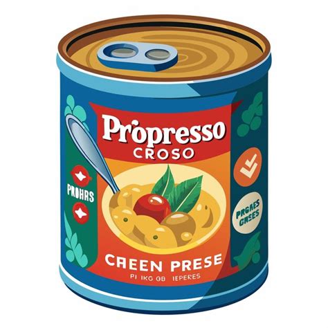 Progresso Chicken Noodle Soup Premium AI Generated Vector