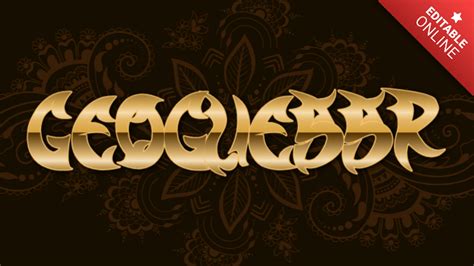 Geoguessr Tattoo Font Text Effect Generator