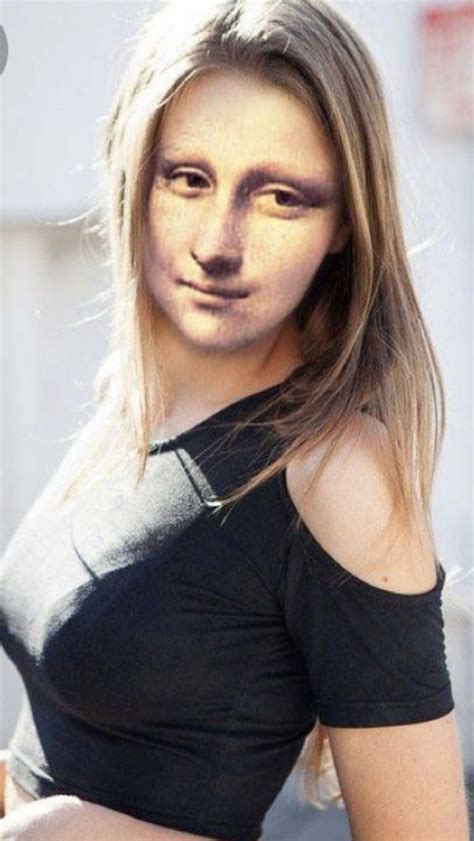 Pin On Mona Mona Lisa Parody Real Mona Lisa Womens Painting