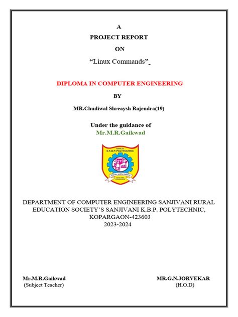 linux commands diploma in computer engineering pdf computer file