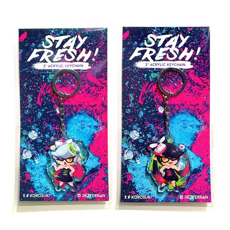Squid Sisters Keychains Bad Taco