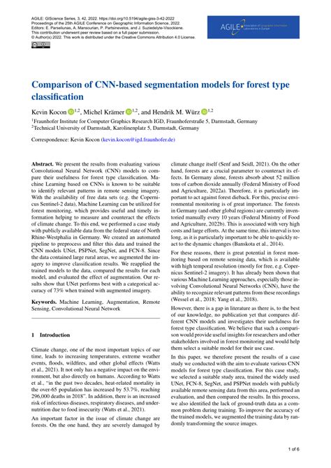pdf comparison of cnn based segmentation models for forest type