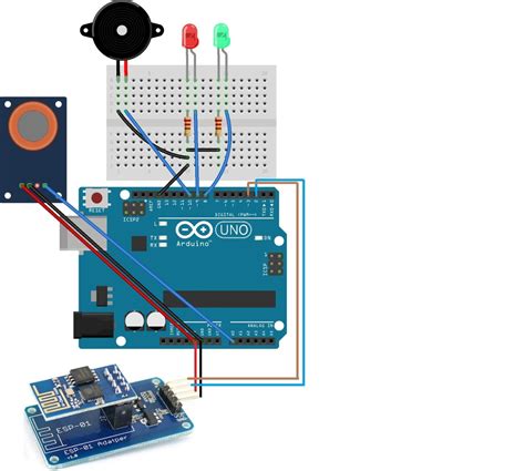 Iot Smoke Alarm With Arduino Esp8266 And A Gas Sensor