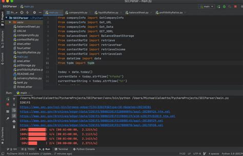 Github Mcalmettesecparser Python Program To Parse 10 K Xml Files Located In The Sec Website