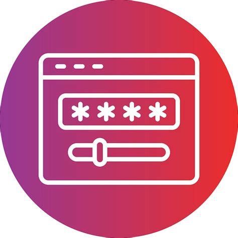 Premium Vector Vector Design Password Icon Style