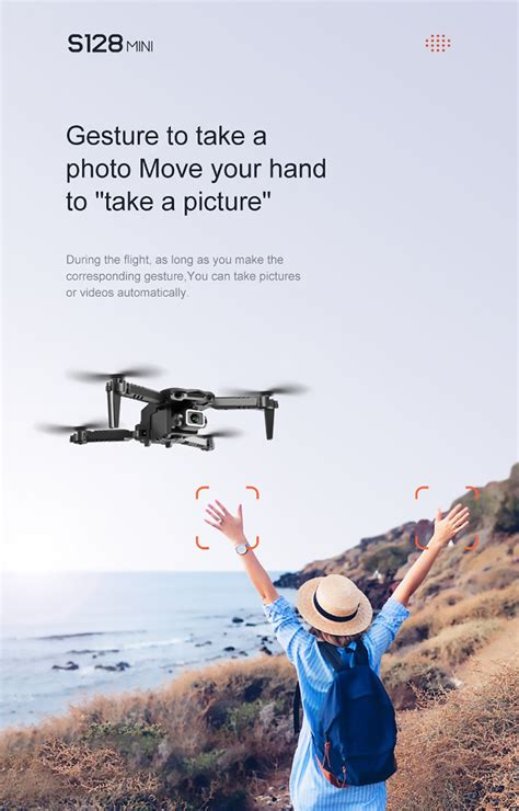 S128 Mini Drone Obstacle Avoidance 1 Battery 1 Hd Camera