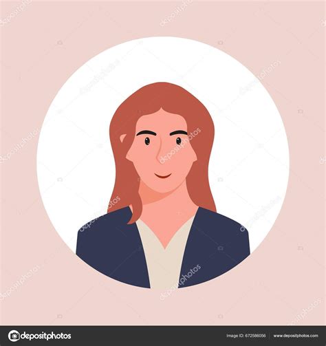 Circle Avatar Portrait Women Various Races Hairstyles Collection User Profiles Stock Vector By