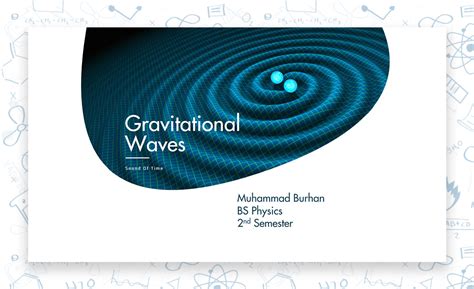 Free PowerPoint Presentation On Gravitational Waves Behance