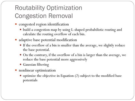 Ppt Routability Driven Analytical Placement For Mixed Size Circuit Designs Powerpoint