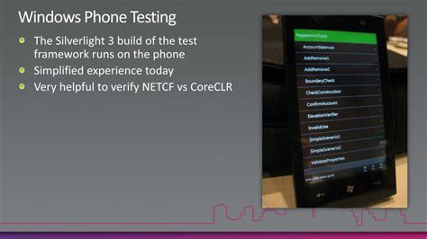 Ppt Unit Testing In Microsoft Silverlight Powerpoint Presentation
