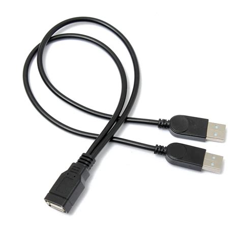 Aliexpress Com Buy New USB Female A To Dual A Male Cm FT High Speed USB Charging Data